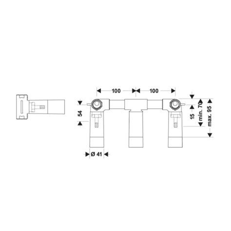 Bộ âm Cho Vòi Trộn 3 Lỗ 58929428 Thiết Bị Nhà Bếp Cao Cấp Hafele