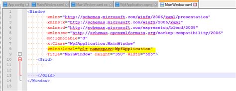Wpf Adding Xmlns With Clr Namespace To Xaml Breaks Build With Cryptic Error Message · Issue 32