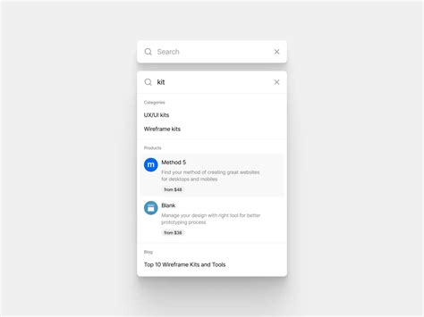 How To Design A Great Search Ui Design Inspiration Wendy Zhou