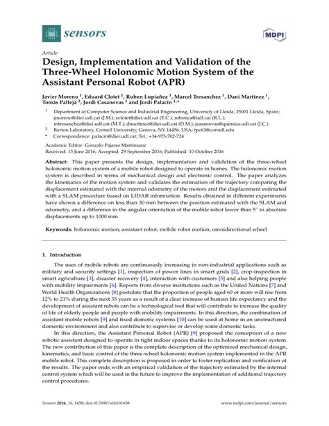 Design Implementation And Validation Of The Three