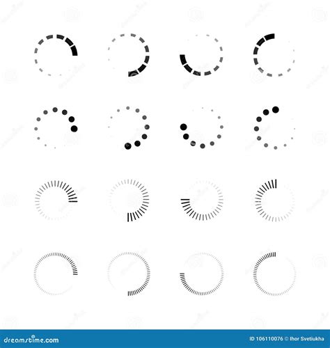 Loading Process Concept Illustration Flat Design Loading Process Status Loading Process On