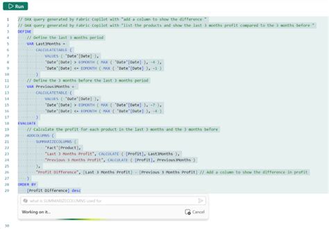 Write Dax Queries With Copilot Dax Microsoft Learn