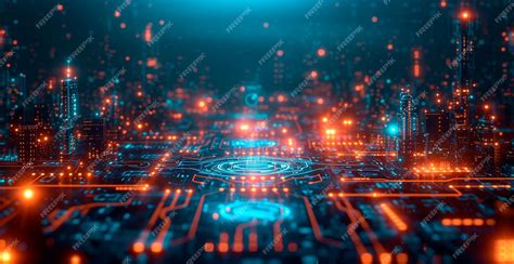 Premium Photo Microcircuits Modern Neo Technologies Development Of Science Ai Generated Image