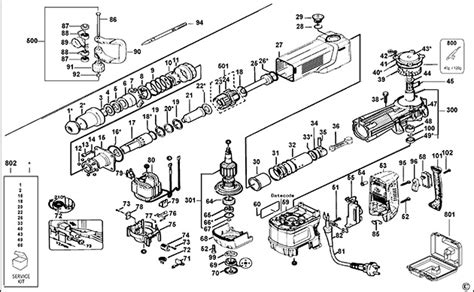 Stanley Sthm10k Type 1 Demolition Hammer Spare Parts Part Shop Direct