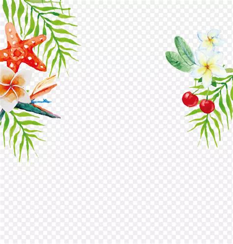 矢量夏日边框png图片素材下载图片编号7563745 Png素材网