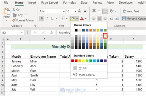 How To Make Excel Look Pretty Easy Formats ExcelDemy