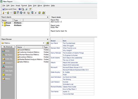 Kb40863 How To Use A Count Metric To Filter Out Attributes In