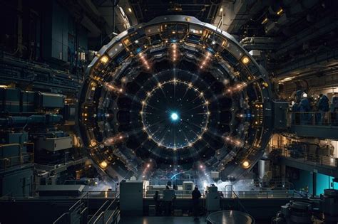 Premium Ai Image Particle Physics Experiment