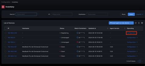 Device Configuration Squirrel Servers Manager