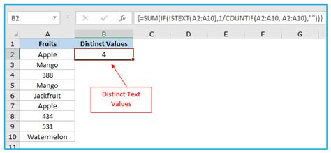 Count Unique And Distinct Values In Excel With Formula Or Pivot Table