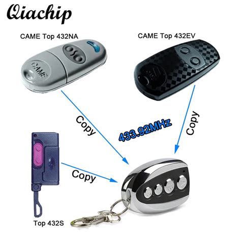 Qiachip 433 92 Mhz Rf Duplicator Copy Came Top 432ev Top 432na Top434na