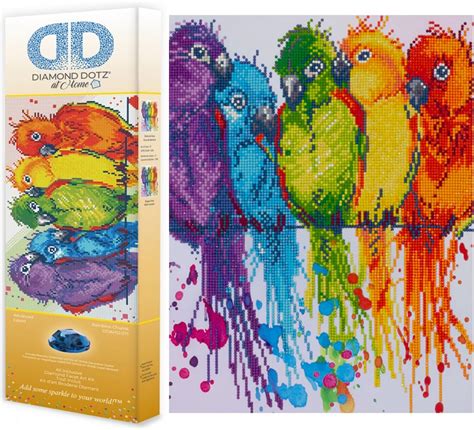 Diamond Dotz At Home Rainbow Chums Diamond Painting Kits