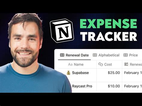 free video build an expense tracker in notion masterclass from