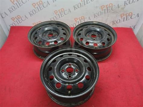 Штампованные диски R15 4/100, /, 15", 3 шт, 4x100, штампованный, 54,1 ...