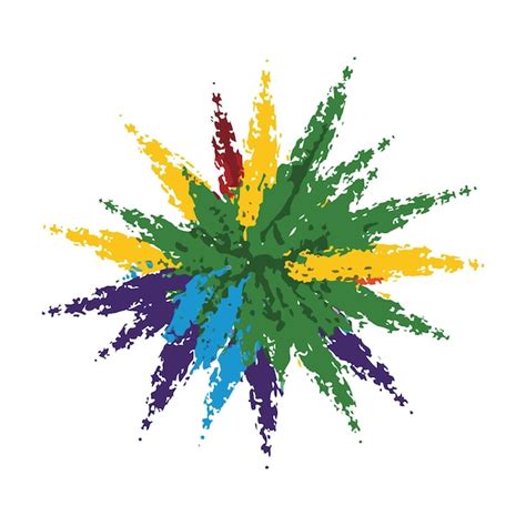 다채로운 페인트 스플래시 배경 프리미엄 벡터