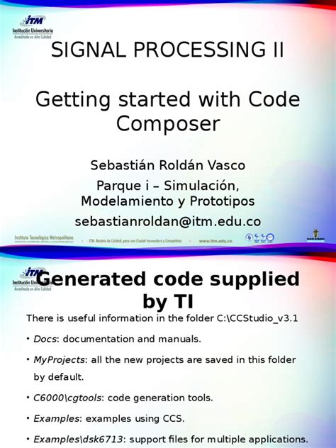 Sesión 16 Dsp Getting Started Pdf C Programming Language