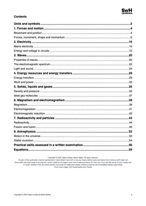 The Perfect Answer Revision Guide Edexcel Igcse Physics 9 1 Double Award Swh Learning