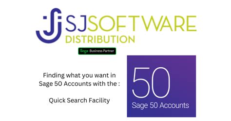 Quick Search In Sage 50 Accounts