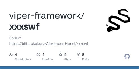 Github Viper Frameworkxxxswf Fork Of Alexanderhanelxxxswf
