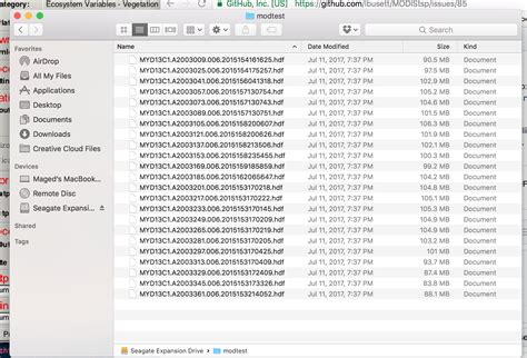 Issue Processing Hdf Files Offline · Issue 85 · Ropenscimodistsp · Github