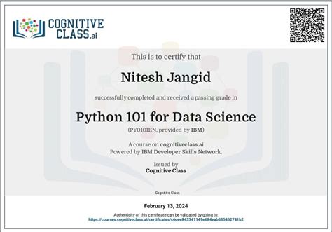 Nitesh Jangid On Linkedin Ibm Datascience Learning
