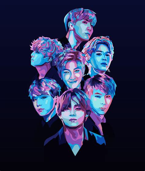 Bts Vector Art Ideas In Bts Drawings Bts Fanart Bts Wallpaper My Xxx Hot Girl
