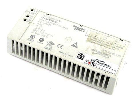 used schneider electric 171ccc98020 processor adapter module