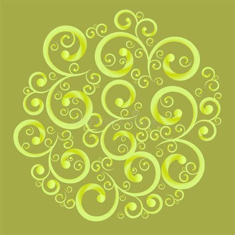 Beautiful Green Pattern Stock Illustration Illustration Of Beautiful 137830973