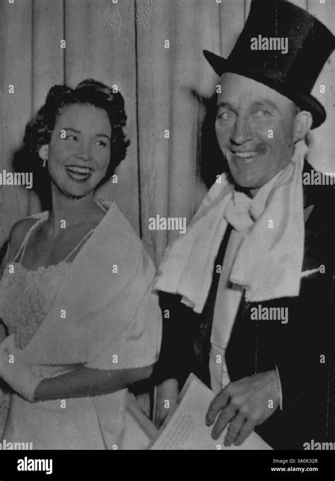 Actress Kathryn Grant Bing Crosby At Academy Awards Hollywood March