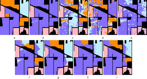 Clustering Results Of Indian Pines Image A Ground Truth B Cfsfdp Download Scientific