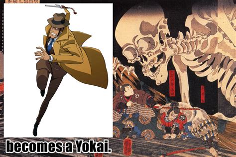 Zenigata Becomes A Yokai Meme By Tandp On Deviantart