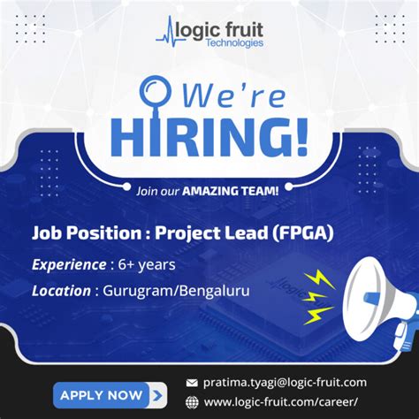 Fpga Project Lead Jobalert