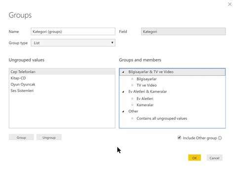 Groups Bins Ile Gruplama Powerbi İstanbul