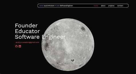 Austin Wisdom On Linkedin Threejs Reactjs Tailwindcss