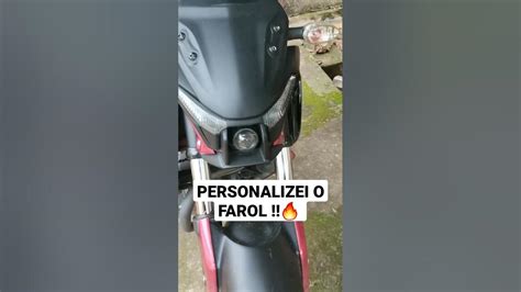 Farol Yamaha Fz15 Personalizado Fz15 Yamaha Youtubeshorts Youtube