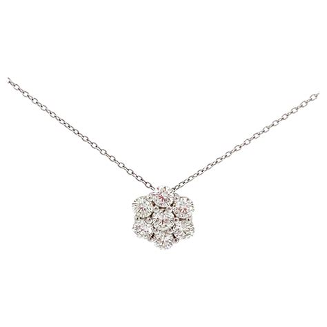 14k Yellow Gold 100ctw Diamond Bezel Necklace For Sale At 1stdibs