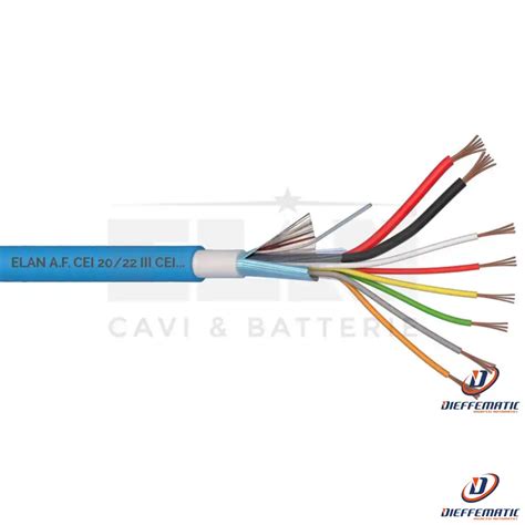 Elan Cable Alarma Blindado Madeja 2x0756x022 Doble Funda Pvc 047061 100m