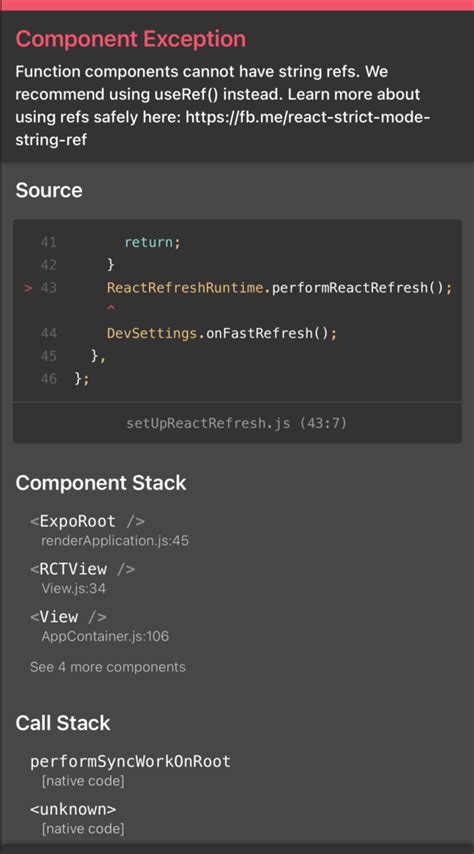 Function Components Cannot Have String Refs · Issue 285 · Jeremybarbet