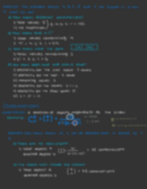 SOLUTION Counting Methods Studypool