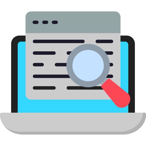 Search Data Generic Color Fill Icon