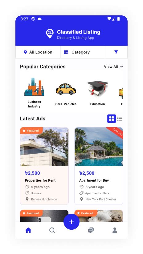 Classified Listing Android And Ios Mobile App Radiustheme