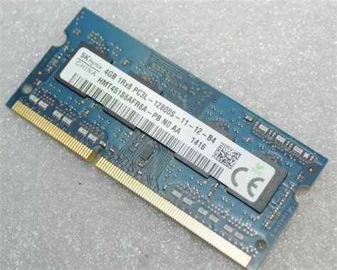 Skhynix 4gb 1rx8 Pc3l 12800s Laptop Ram Memory Hmt451s6afr8a Pb 14 26 Picclick Ca