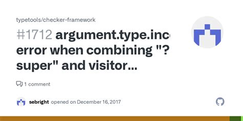 Compatible Error When Combining Super And Visitor
