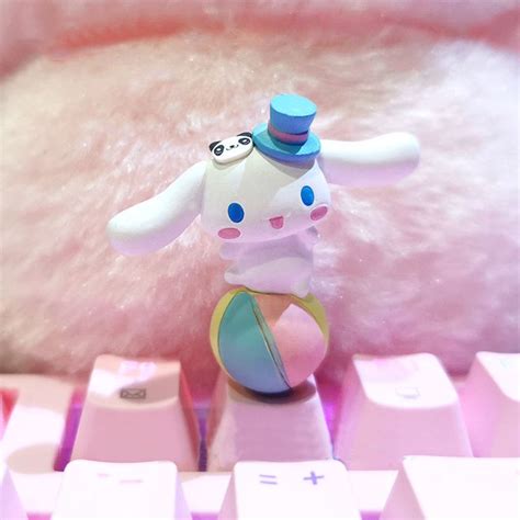 Kawaii Cinnamoroll Keycaps Kuru Store Kawaii Keyboard Pbt