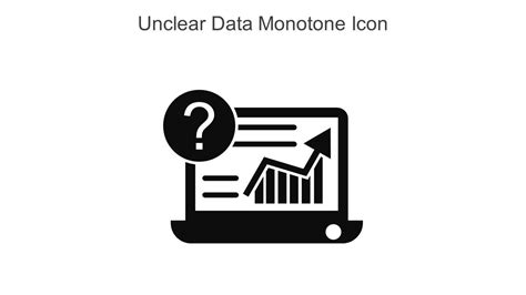 Unclear Data Monotone Icon In Powerpoint Pptx Png And Editable Eps