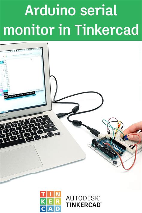 Arduino Serial Monitor In Tinkercad Arduino Arduino Robot Arduino Laser
