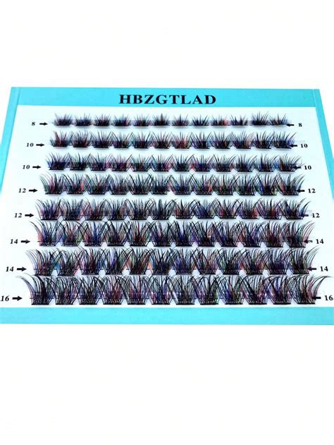 New Mix Eye Black Cluster Diy Roll Out C D Curl Segment Prefabrication