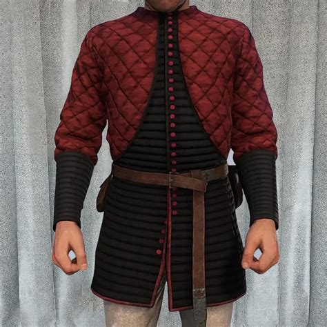 Medieval Padded Gambeson Padded Costume For Renfaire And Larp Etsy