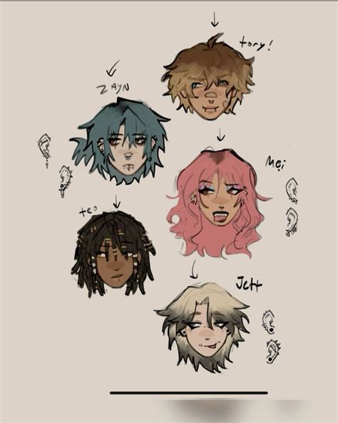 Aesthetic Outfits Art Oc Hair Inspo Drawing How To Draw Y2k Hair Oc