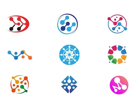 Premium Vector Molecule Vector Illustration Design